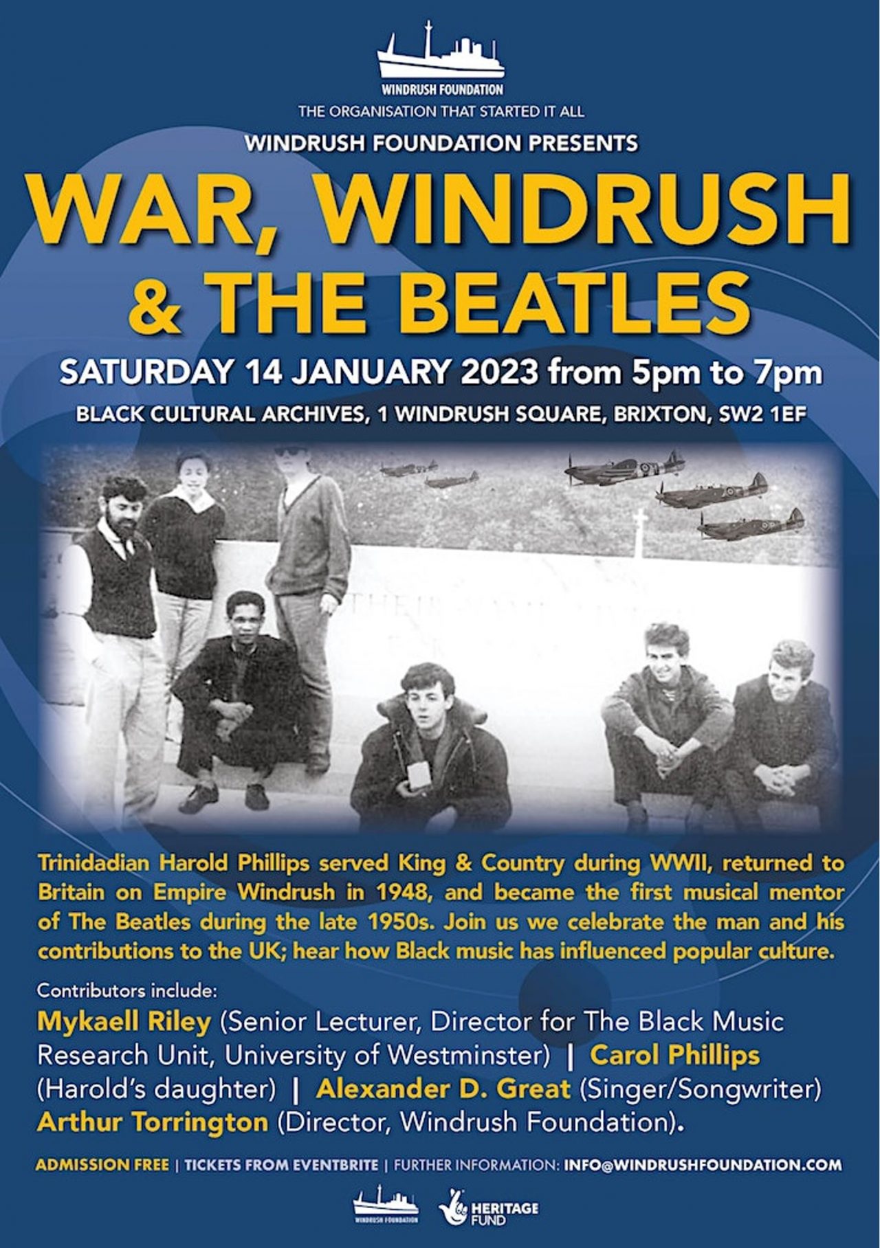 War, Windrush & the Beatles - Windrush Foundation